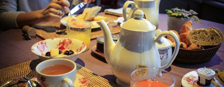 Petit-déjeuner au restaurant